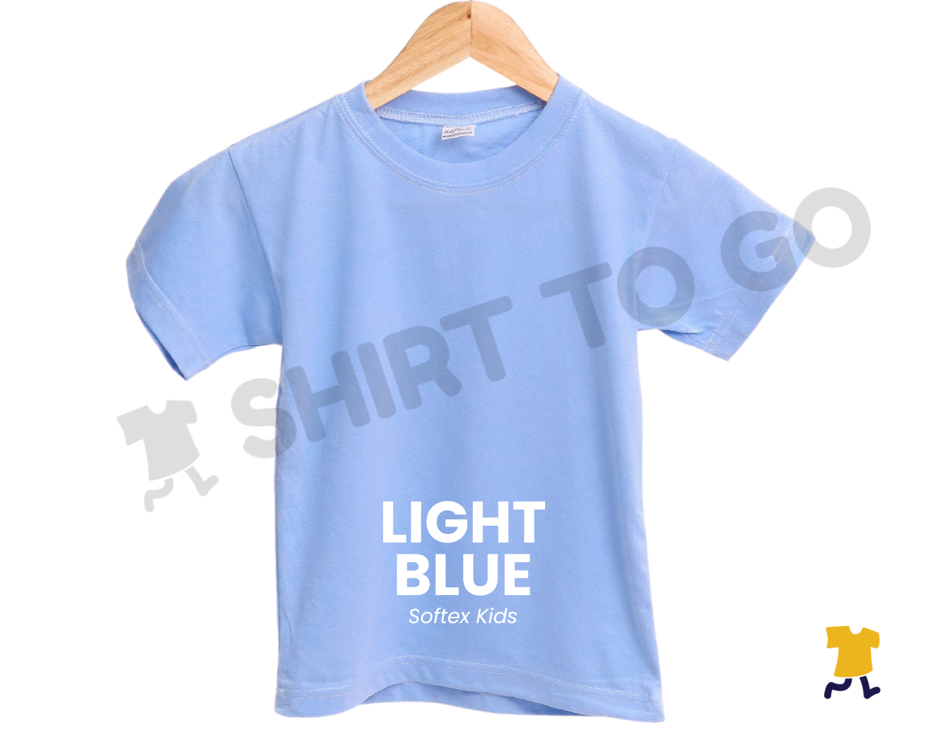 KIDS SIZE Plain TSHIRT Softex SHADES OF BLUE | Lazada PH