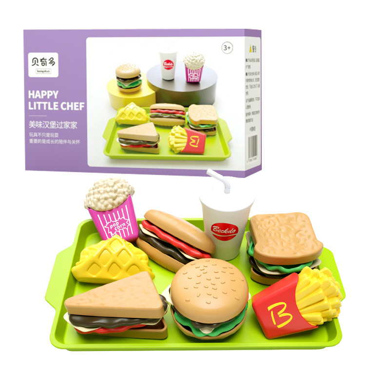 Department Store Pretend Play Food Toys Set Play House Sandwich French ...