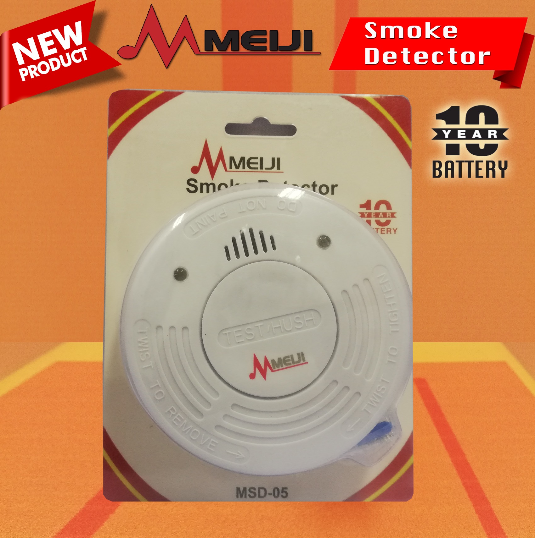 SMOKE DETECTOR [Meiji Fire Detecting Alarm Smoke Detector-10 Year ...
