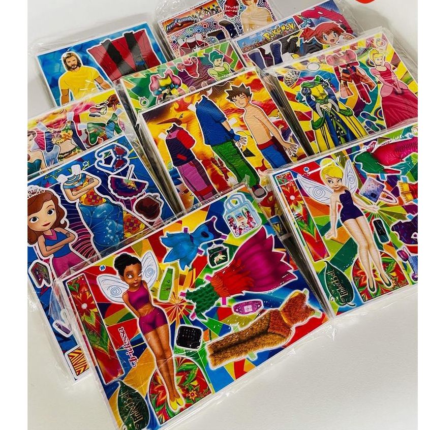 Assorted Paper Doll 20 pcs per pack / Assorted Characters / Random ...
