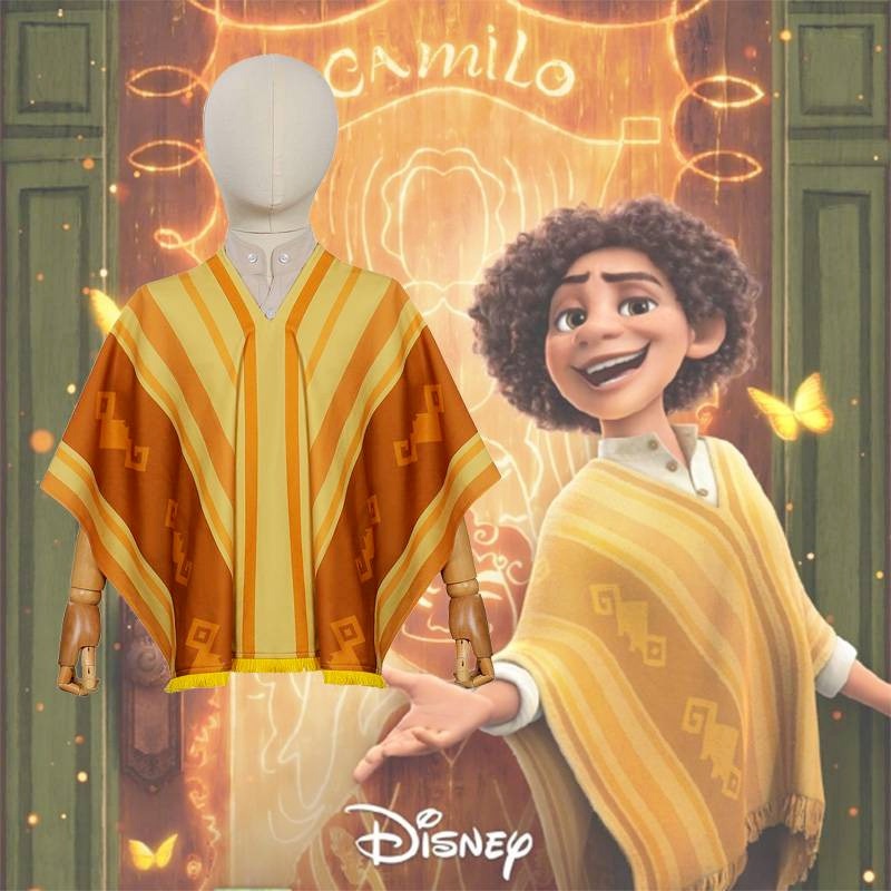 MUGE Disney Encanto Camilo Cosplay Costume Set for Kids Adult Magic ...