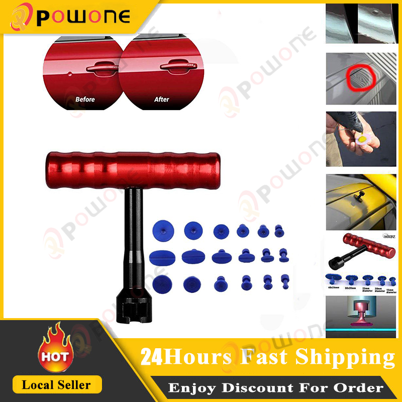 Powone T-Bar Car Body Painless Dent Removal PDR T-Bar Dent Puller ...