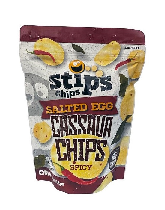 Stip's Chips Salted Egg Cassava Chips Spicy 60g | Lazada PH