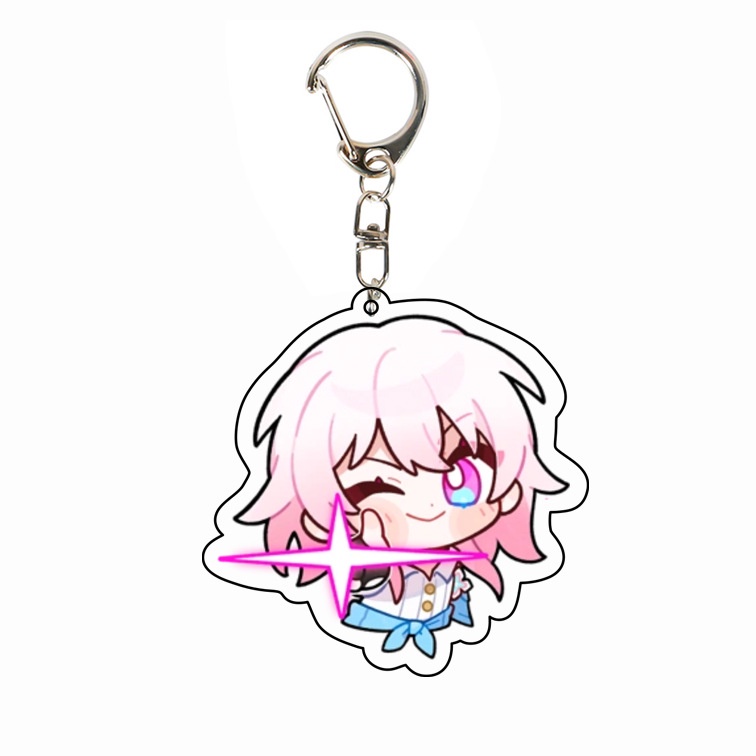 Ellen Honkai: Star Rail Keychain Anime Keyring Acrylic Cute Bag Pendant ...