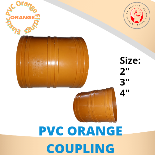 PVC SANITECH ORANGE COUPLING | Lazada PH