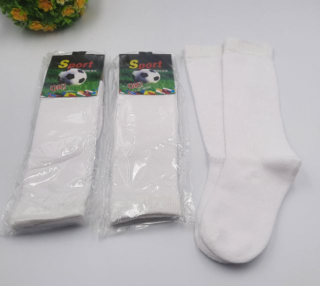 Plain White Long Socks and Plain Black Long Socks, kids long socks ...
