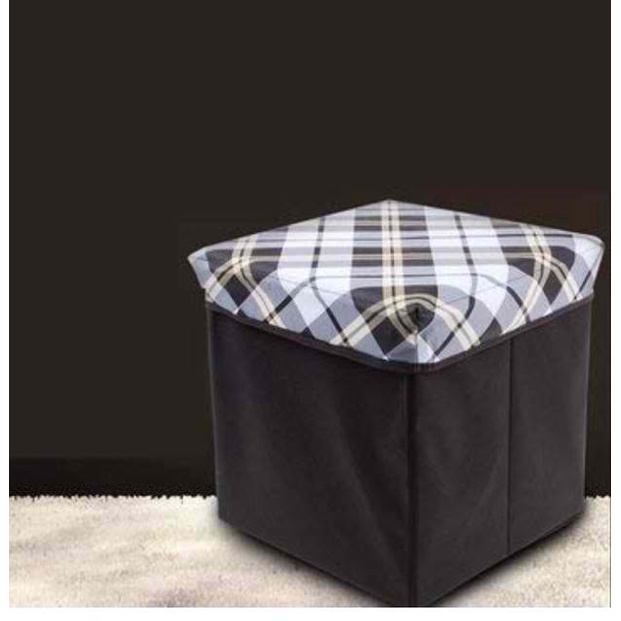 FT-square, rectangle Folding Storage Chair Box Leather Storage Chair ...