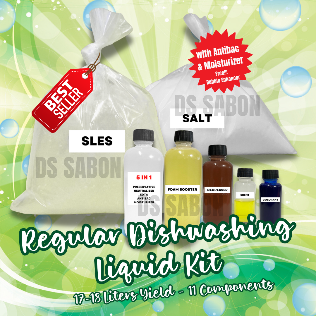 DISHWASHING LIQUID KIT 17 LITERS YIELD with INSTRUCTION | Lazada PH