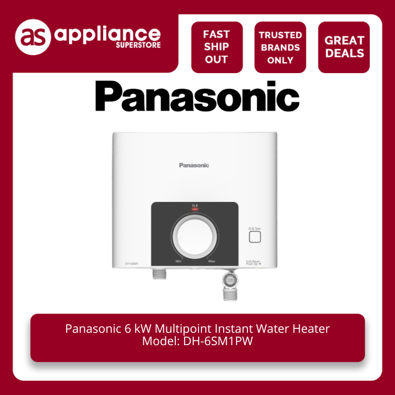 Panasonic 6 kW Multipoint Instant Water Heater DH-6SM1PW | Lazada PH