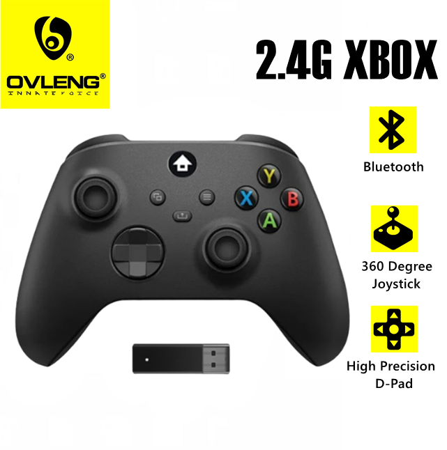 2.4G XBOX Wireless Controller with 2.4Hz Receiver, Dual Motor Vibration ...