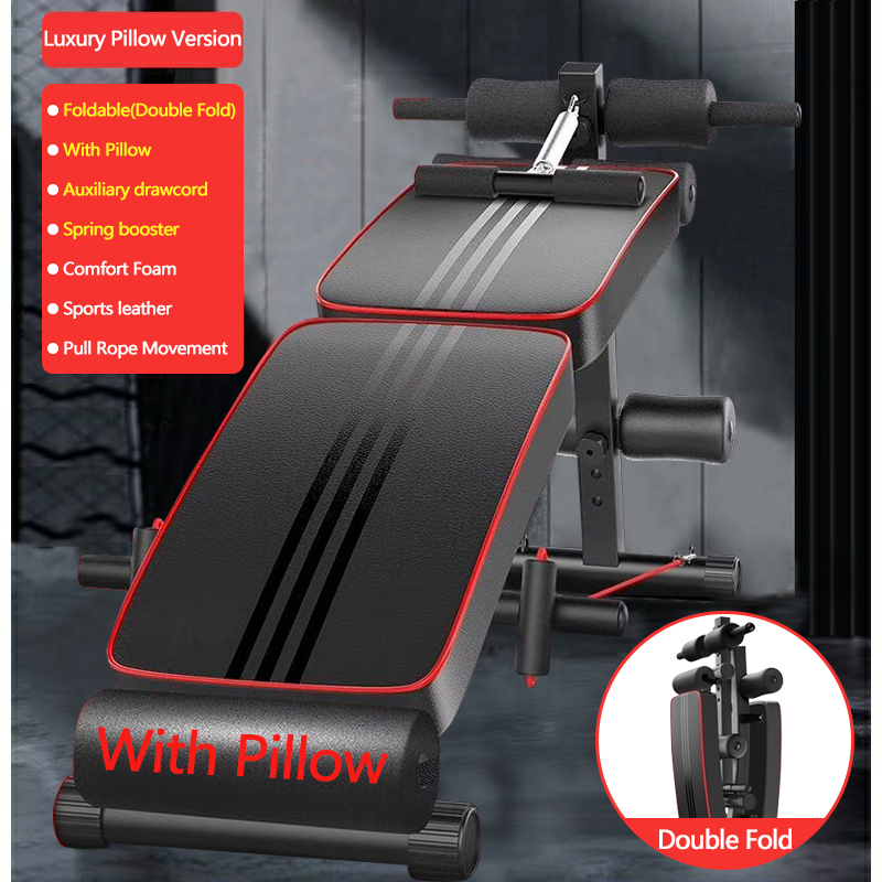 Sit up Bench Folding Supine Board Dumbbell Stool Sit up Fitness ...