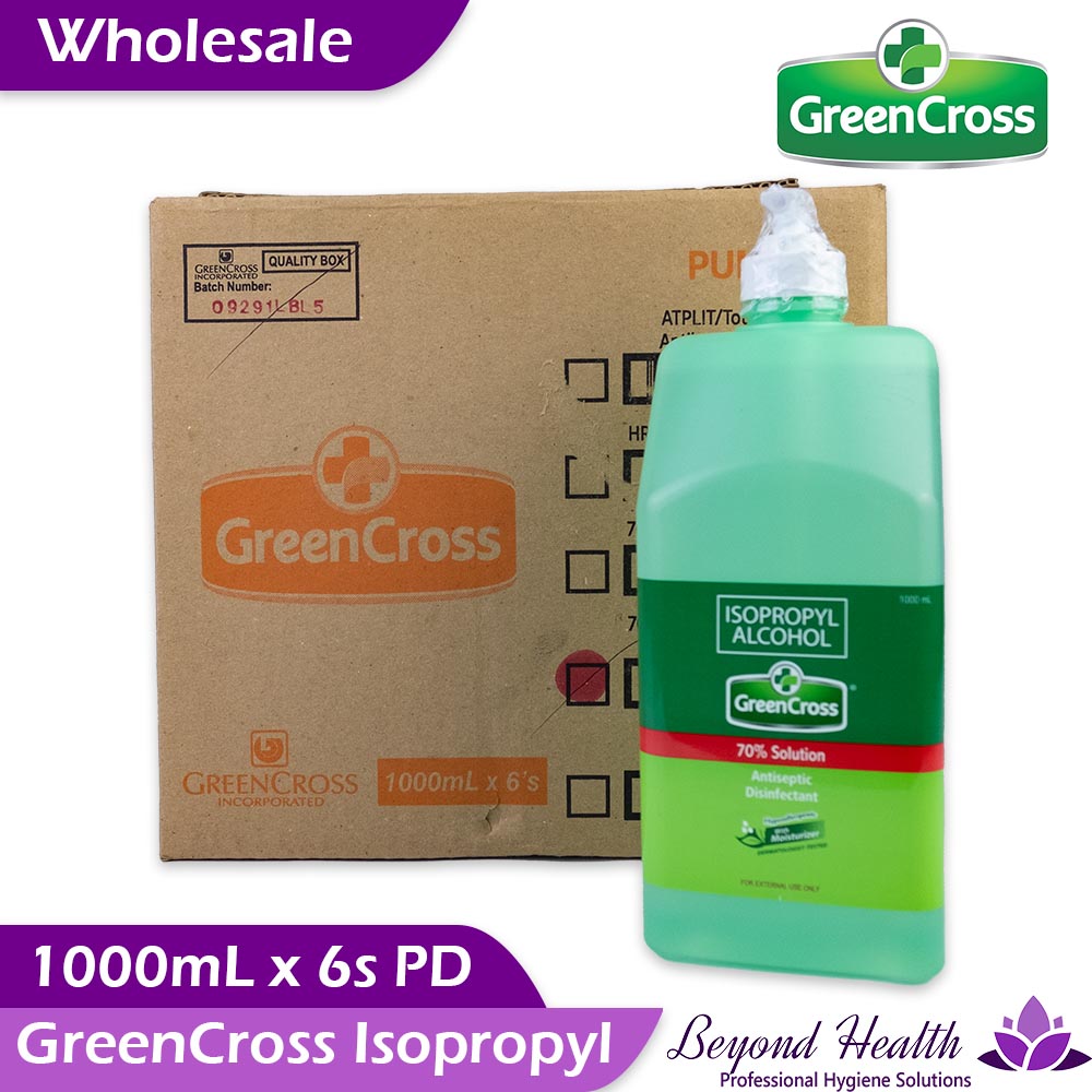 Wholesale GreenCross 70% Isopropyl Alcohol with Moisturizers [1000ml x ...