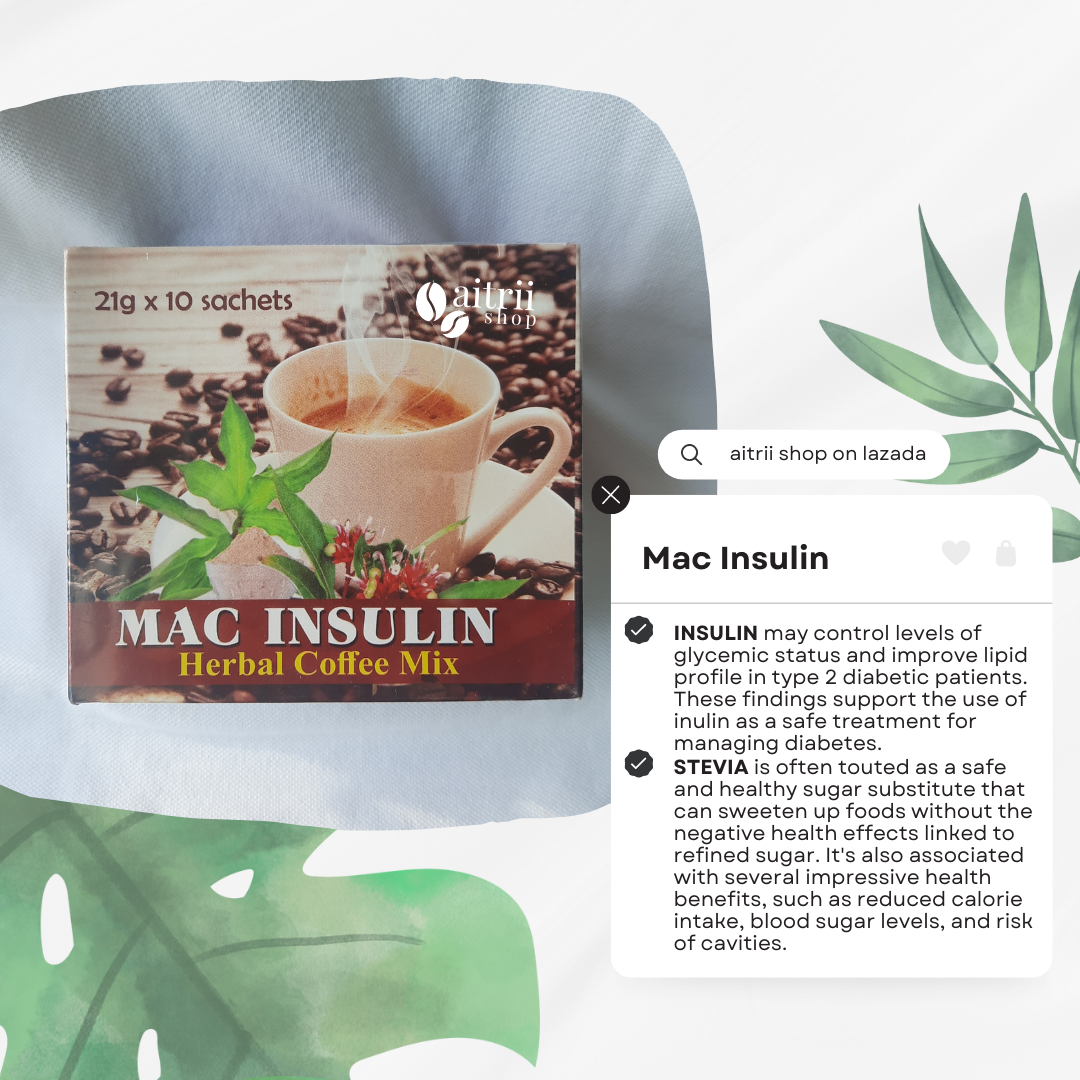 Mac Insulin Herbal Coffee Mix (ORIGINAL) | Lazada PH