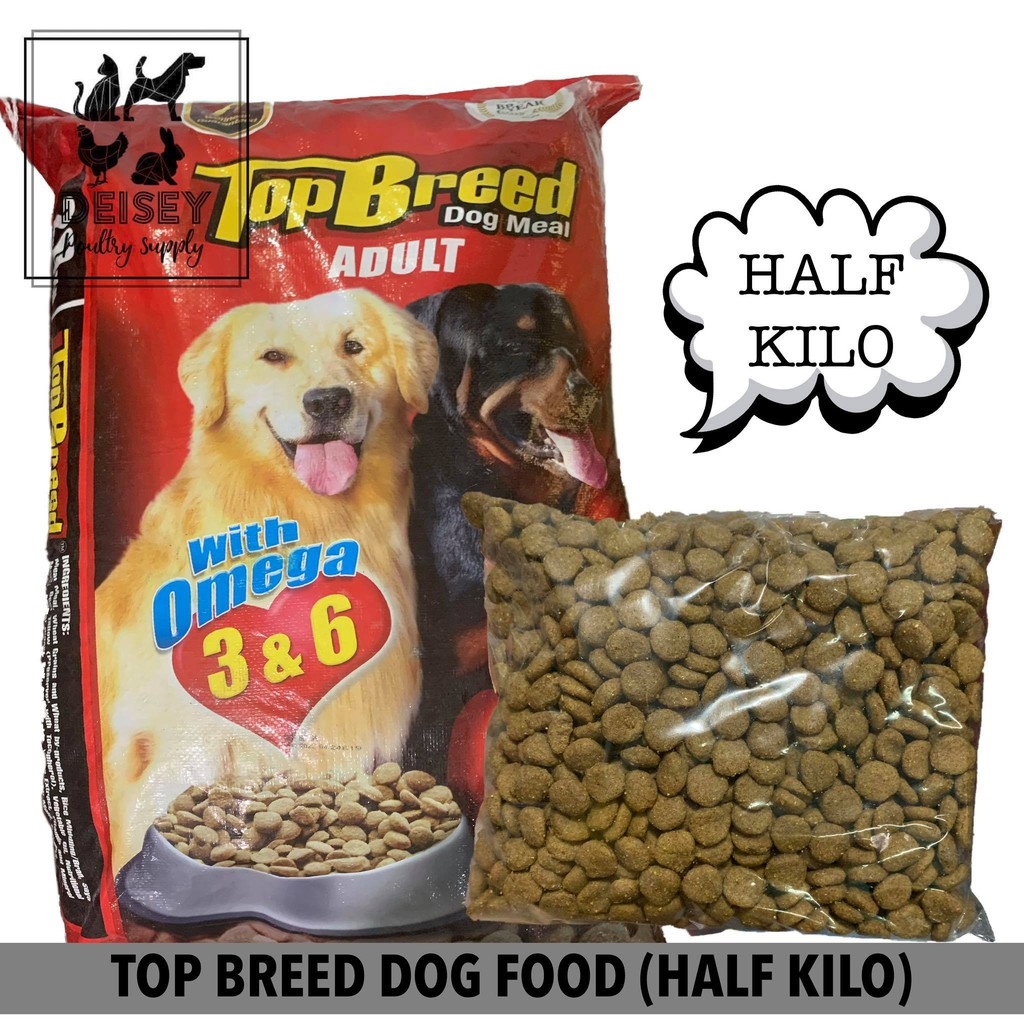 Top Breed Dog Food - Beef Flavor - Puppy Adult (HALF KG) | Lazada PH
