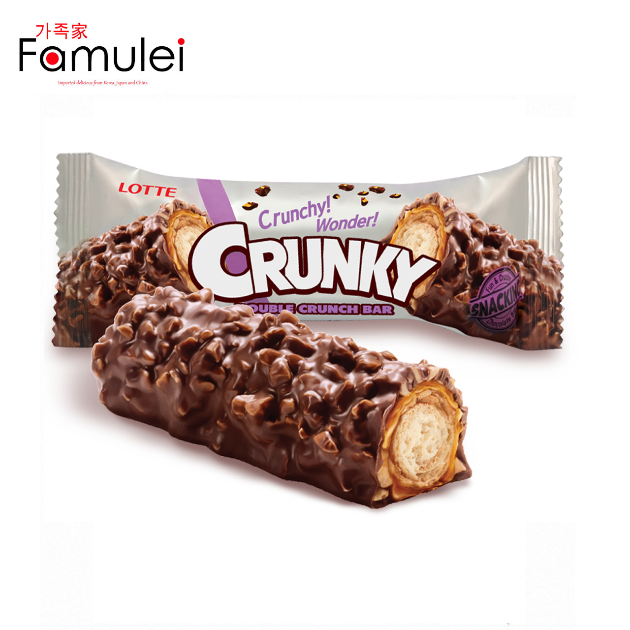Lotte Crunky Double Crunch Bar 36g | Lazada PH