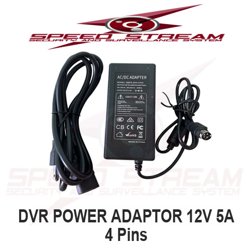 Hikvision DVR Power Adaptor 12v 5amp 4 Pins | Lazada PH