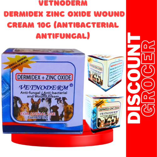 VETNODERM DERMIDEX ZINC OXIDE WOUND CREAM 10G | Lazada PH