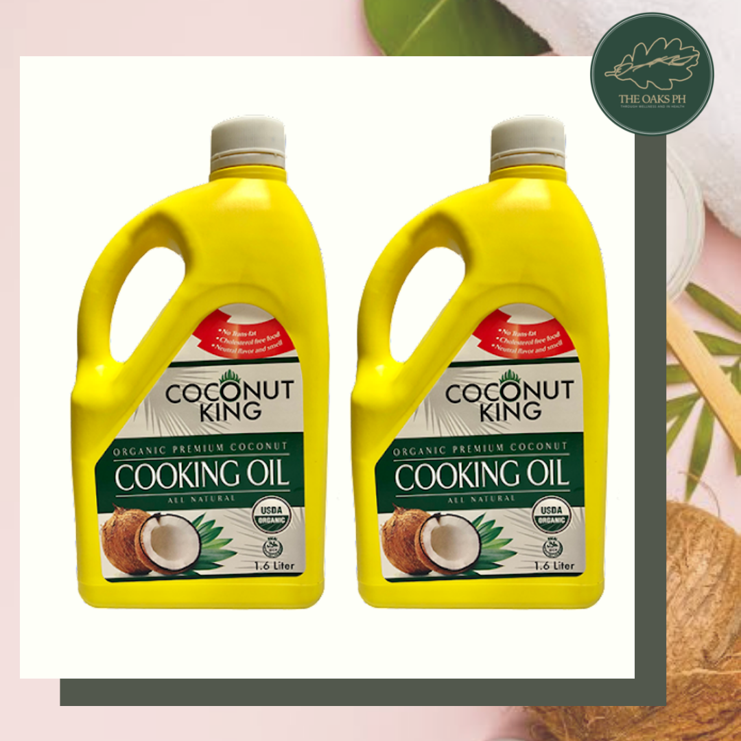 2PCS 1.6L COCONUT KING ORGANIC PREMIUM COCONUT COOKING OIL | Lazada PH
