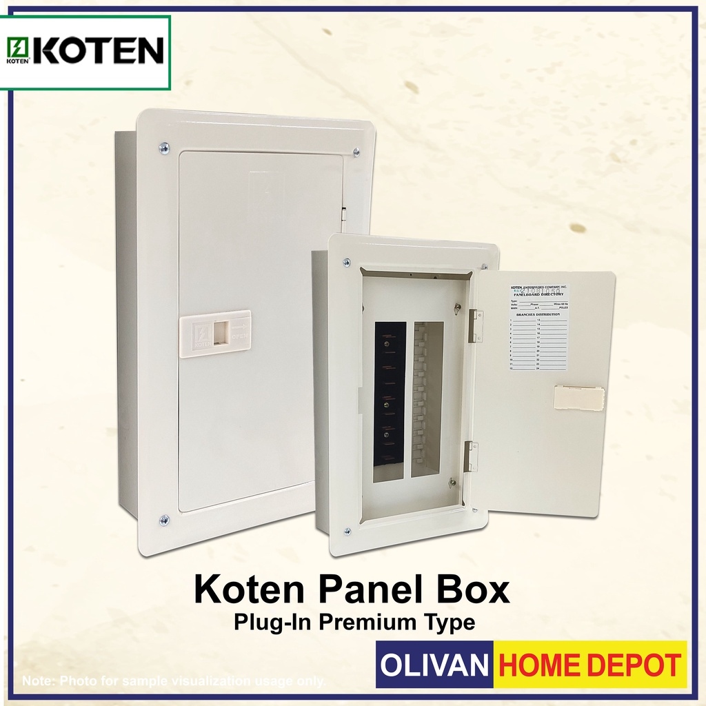 【COD】 KOTEN Panel Board / Box Plug-in 5x5-8 Branch 6x6-10 7x7-12 8x8-14 ...