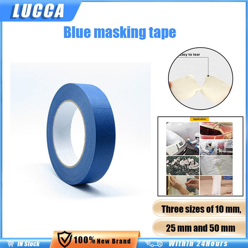 Blue Painter's Tape 10mm/25mm/50mm x 20M Practical Traceless DIY ...