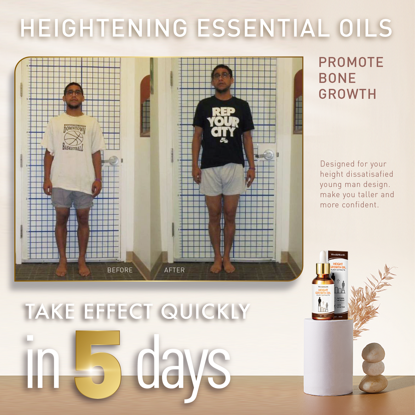 Height Increased Height Growth Essential Oil height enhancer for adult ...