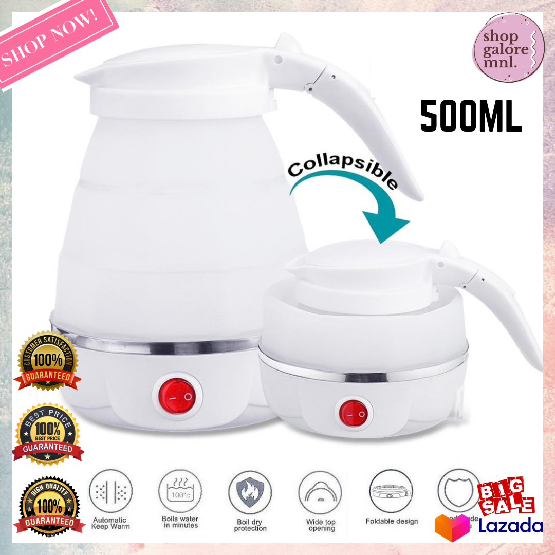 Dual Voltage Mini Foldable Travel Kettle Electric Portable Water Kettle ...