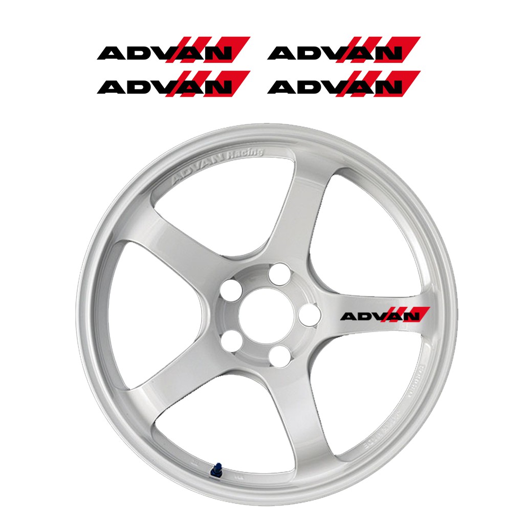Advan Racing Mags Decals Car Sticker 4pcs good for 4 wheels | Lazada PH