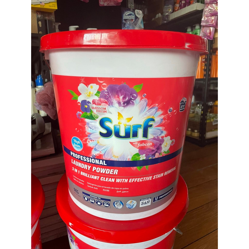 Surf Professional Laundry Powder in Bucket Blossom Fresh 9kg | Lazada PH