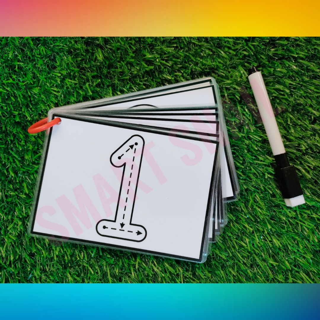 LAMINATED TRACING ALPHABET AND NUMBER FLASHCARDS | Lazada PH