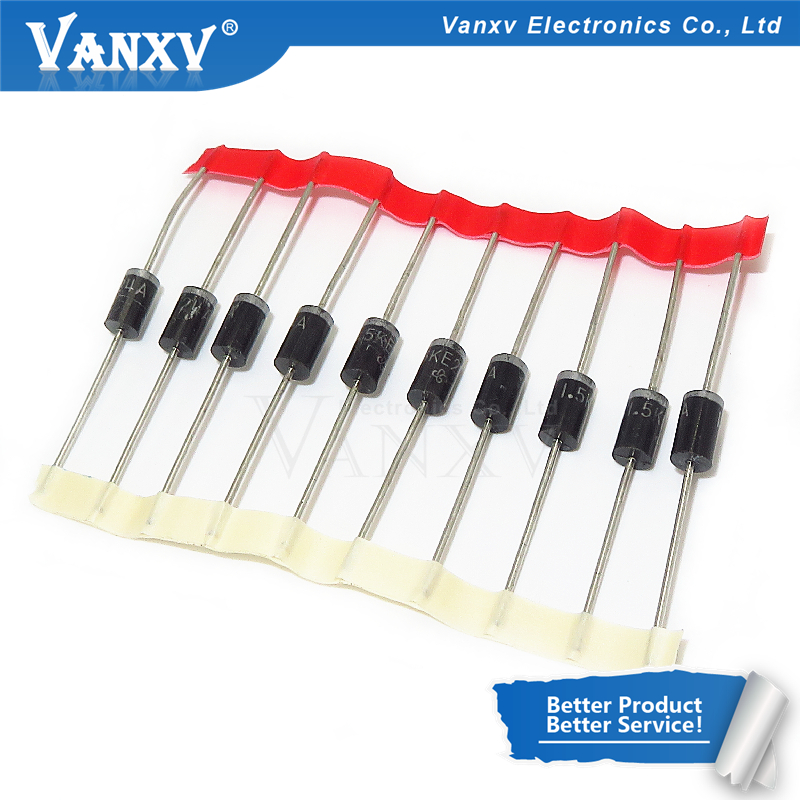 20PCS TVS Diode DO-27 1500W 6.8V 12V 15V 18V 24V 33V 36V 200V 250V 400V ...