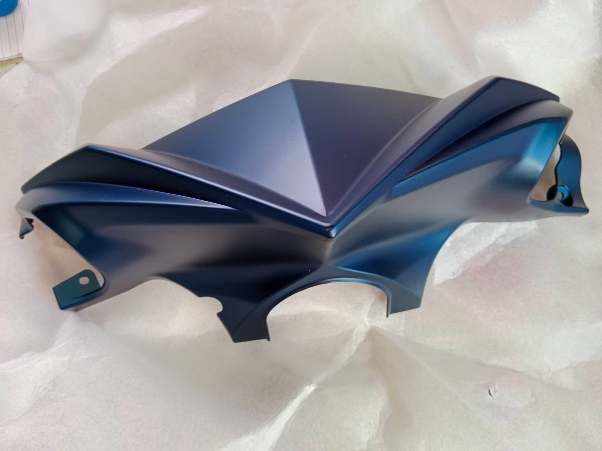 cover handle upper 1 (cowling head) Mio i125 (M3) Matte Blue ORIGINAL ...