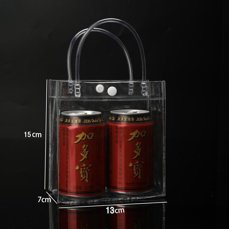 Plastic Transparent Bag/Transparent Tote Bag Reusable Tote Bag Gift ...