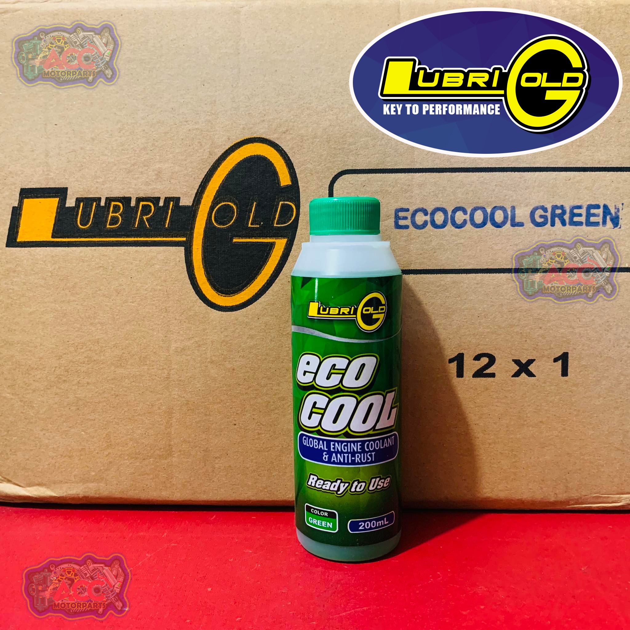 Lubrigold Eco Cool Coolant Green 200ml, 500ml & 1litre - Ready to use | Lazada PH