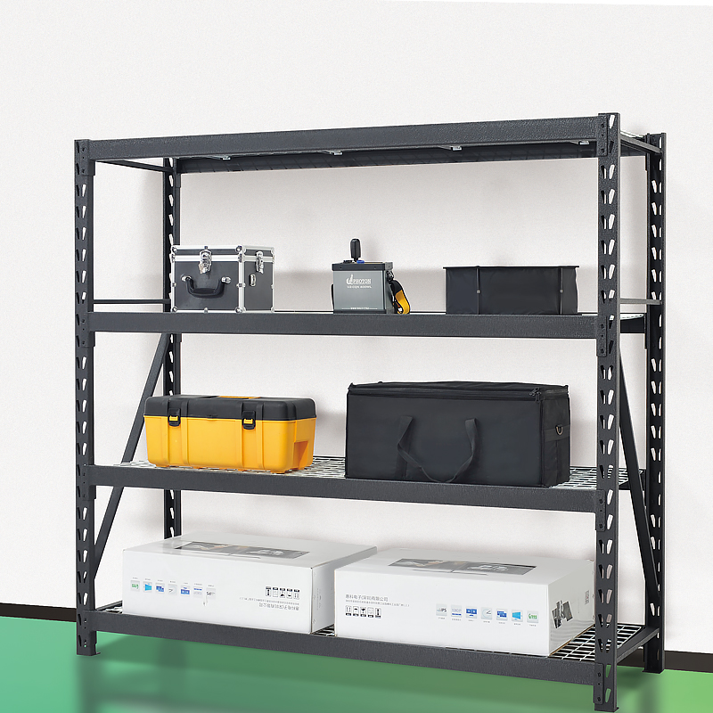 Heavy Duty Industrial Rack 72in (L) x 24in (D) x 72in (H), 4 layers ...