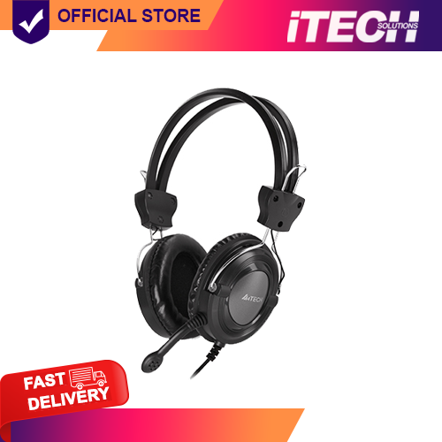 A4TECH HS-19 STEREO HEADSET W/ MIC 3.5MM | Lazada PH