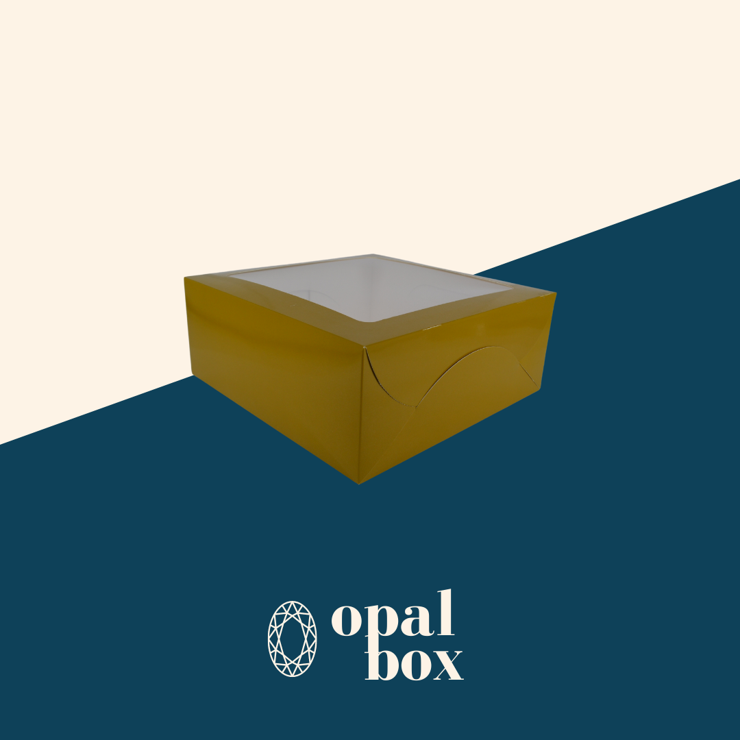 Opalbox | 10x10x4 Pastry Box Brownie Box Laminated | Lazada PH