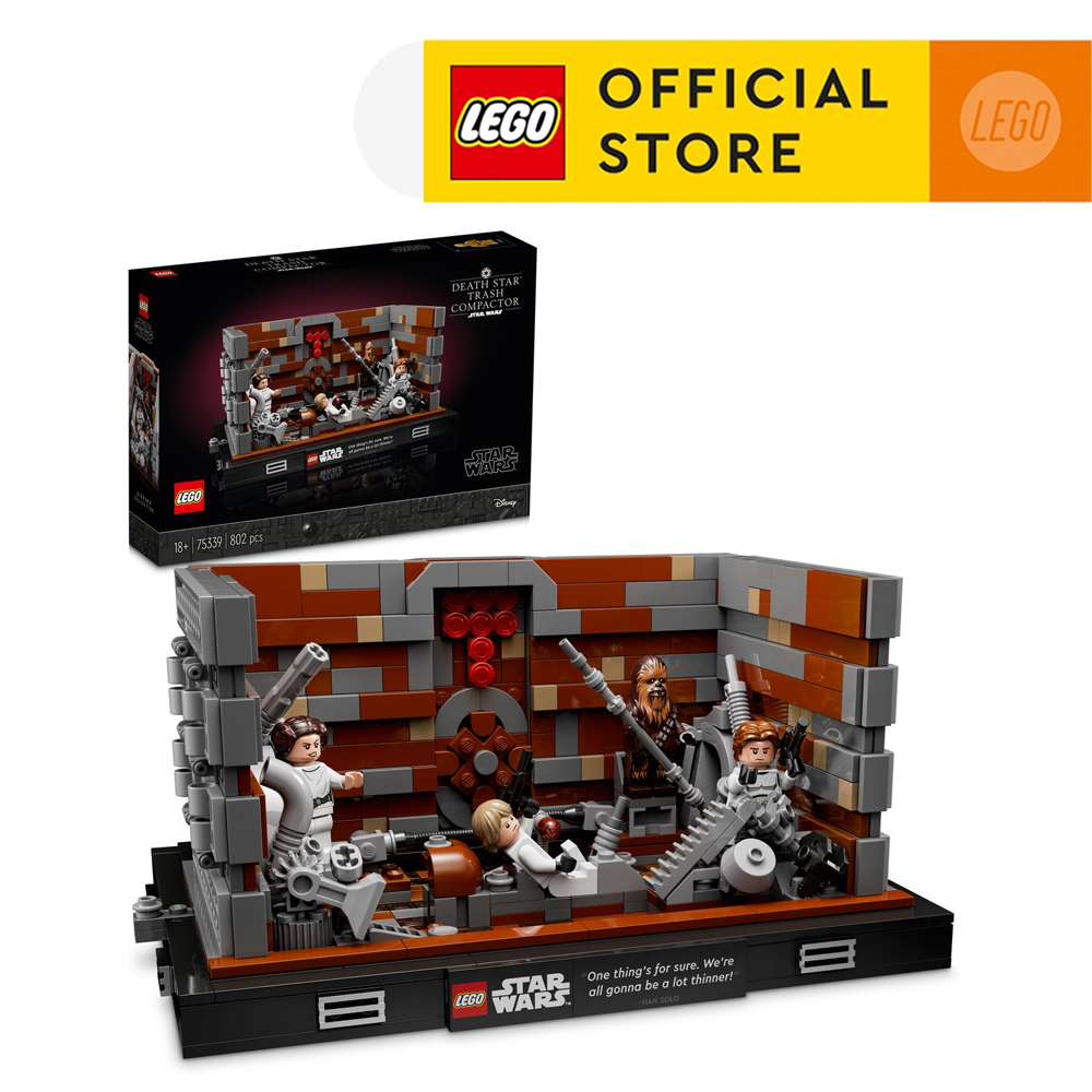 LEGO® 75339 Death Star Trash Compactor Diorama, Age 18+, Building ...