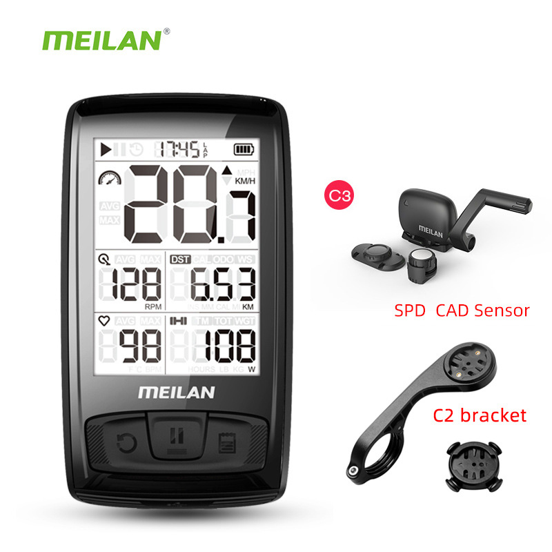 Meilan Meilan M4 Smart Bluetooth Code Meter Mountain Bike Wireless Code ...