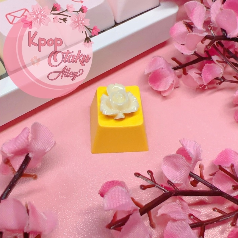 Rose Flower Collection Artisan Keycaps Kpop Otaku Alley Keycaps | Lazada PH