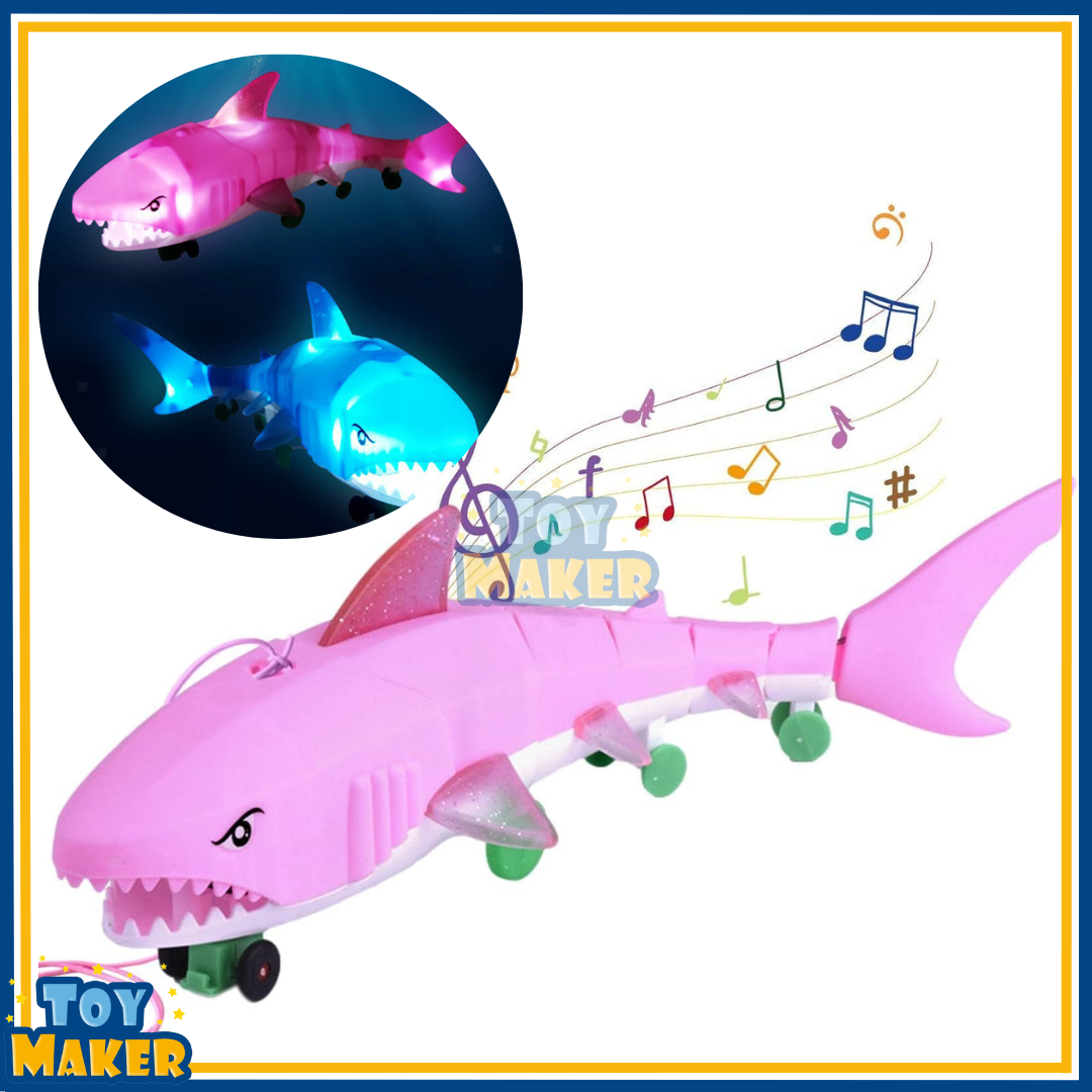 sap Electric Shark Toy - Shark Toy with Light and Sound, Cute Shark ...