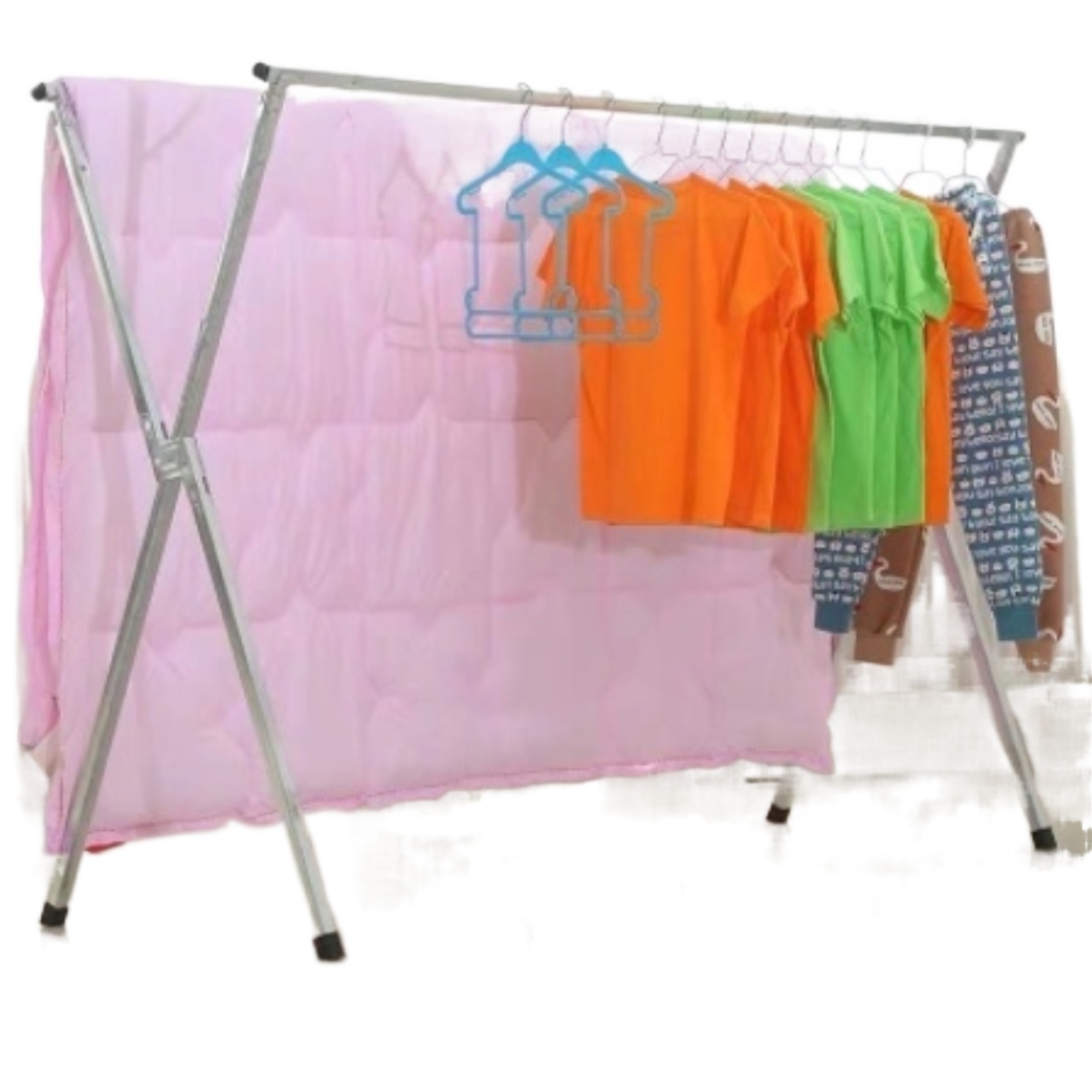COD Foldable Sampayan Clothes Drying Rack Indoor and Outdoor | Lazada PH
