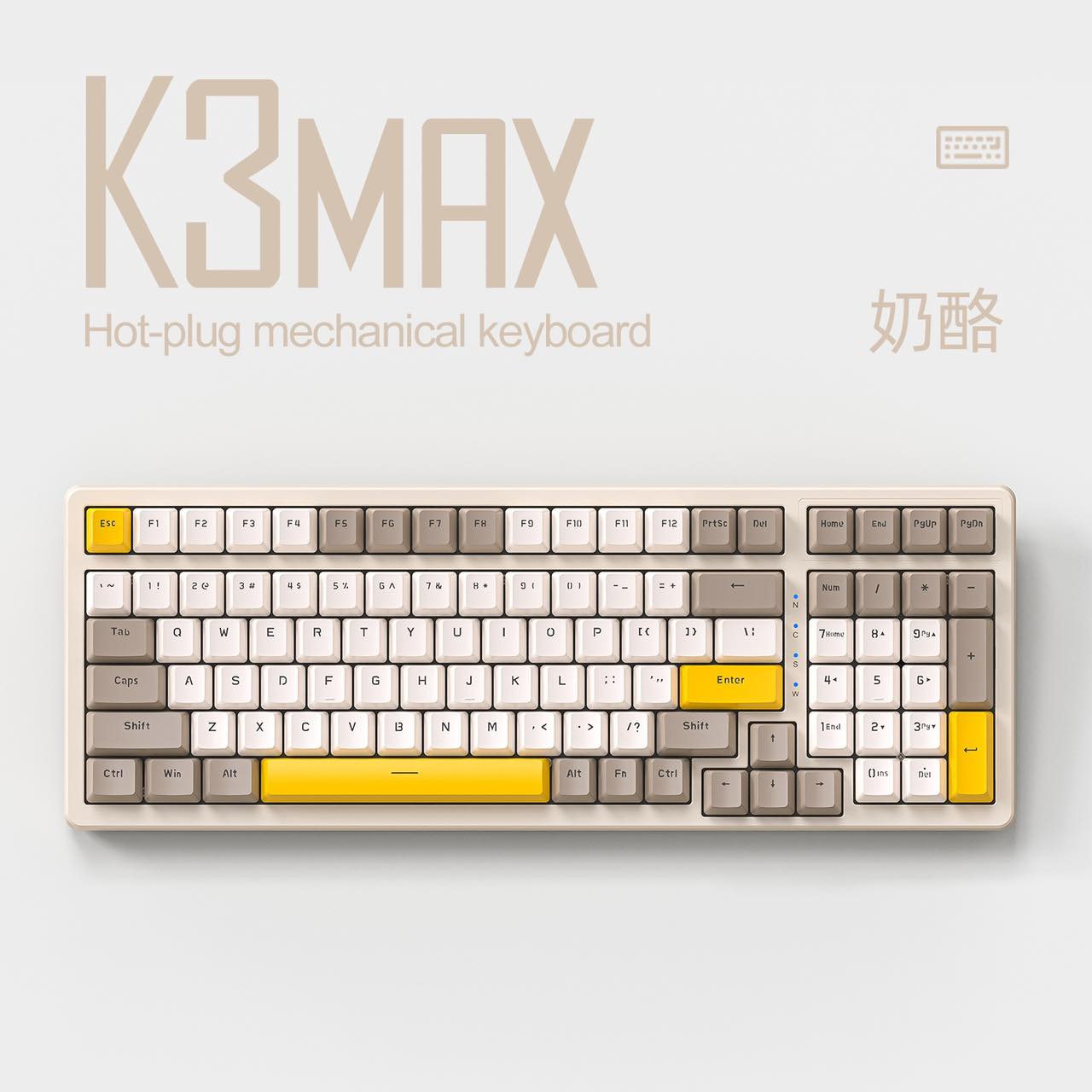 【XMT】ZIYOULANG K3 98 Keys Mechanical Keyboard USB Wired Gaming Keyboard ...