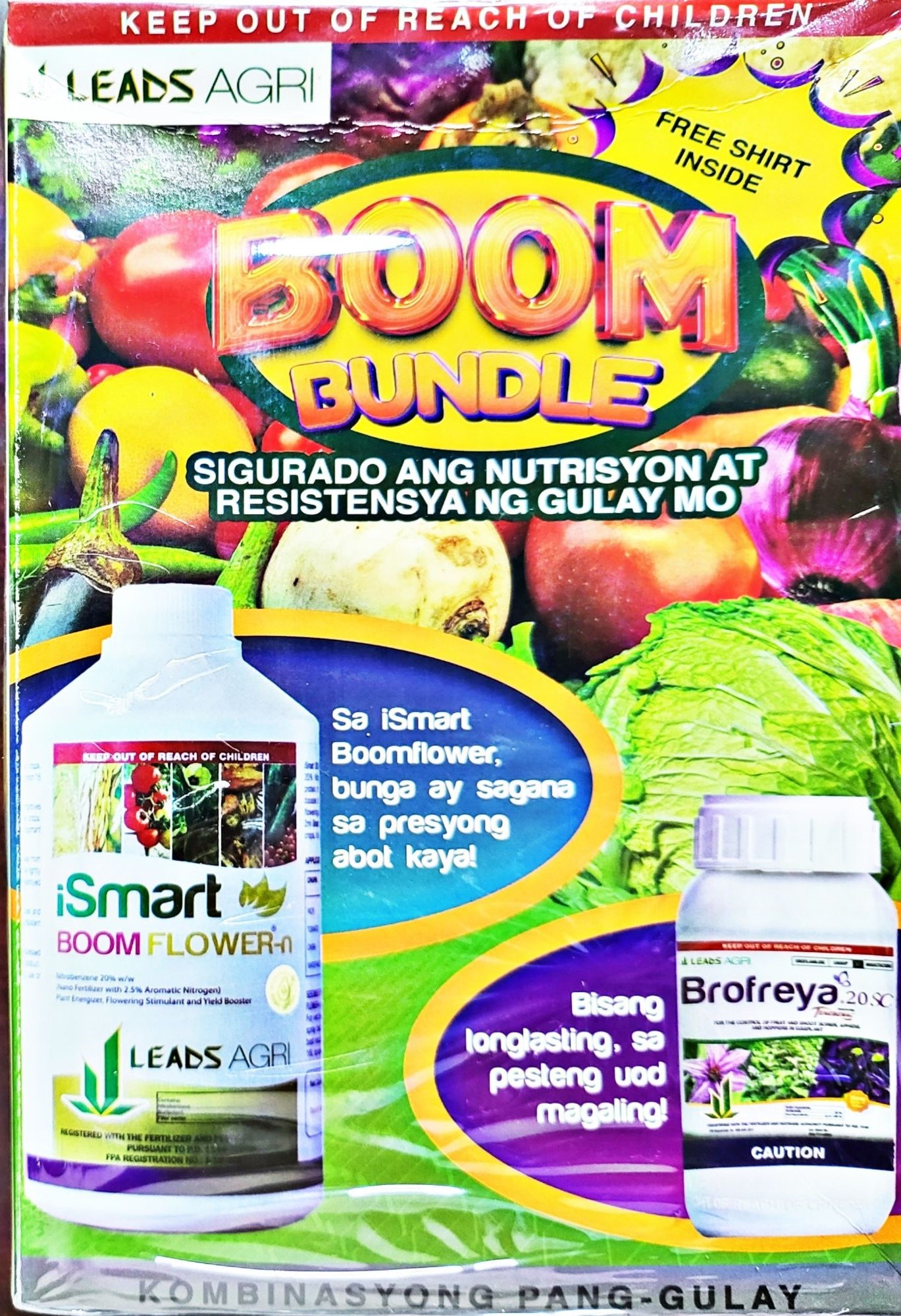 BOOM BUNDLE: 1 LITER iSMART BOOM FLOWER + 100 mL BROFREYA by LEADS AGRI ...