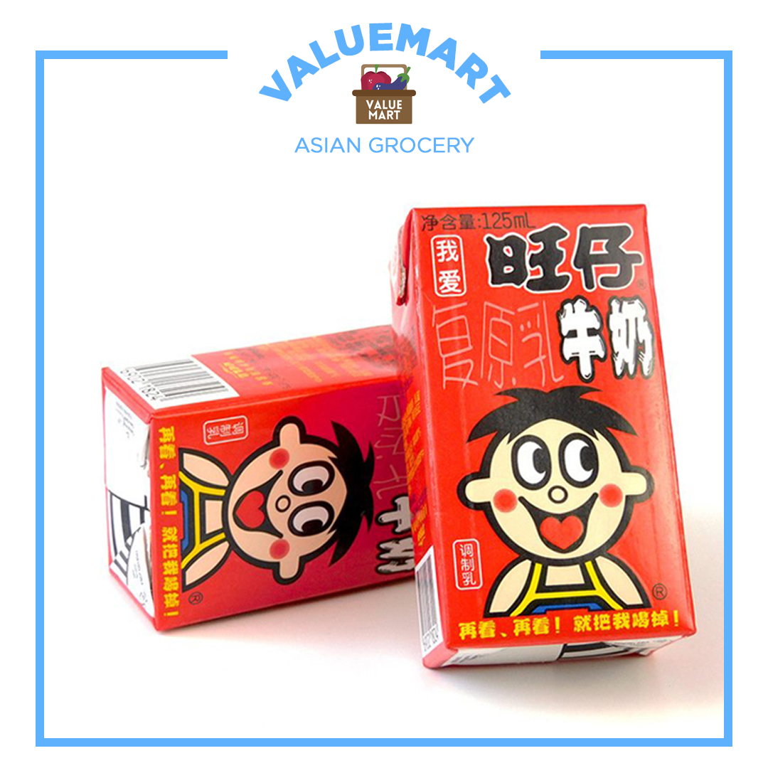Wang Wang / Want Want Milk (Sweetened Milk in Can or Tetra Pack) - 125/ ...