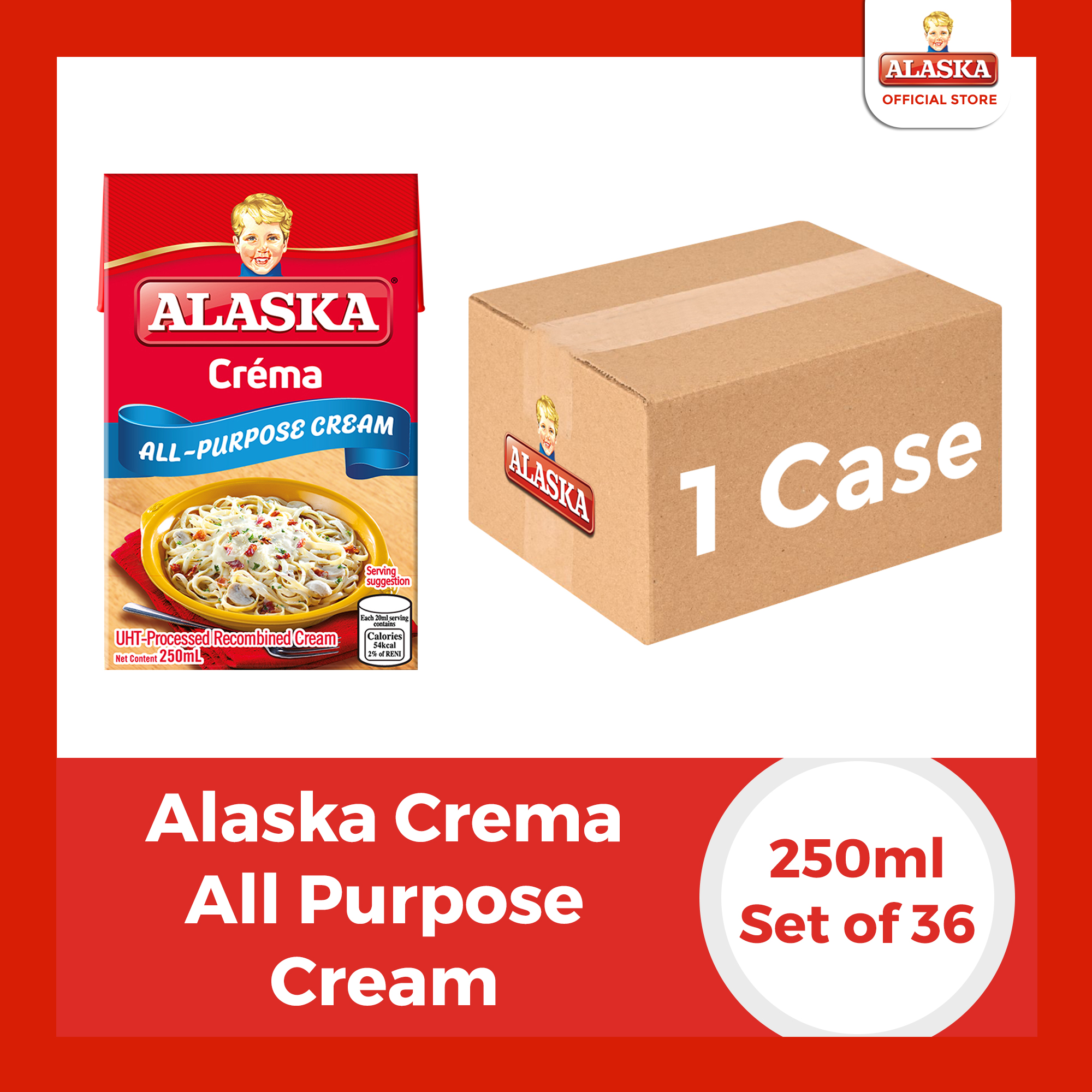 Whole-Sale Alaska Crema All-Purpose Cream 250ml 36pcs DynaMart SNR ...