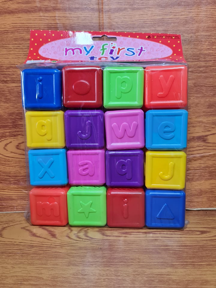 DEVELOPMENTAL TOY -ABC and 123 cubes block toy | alphabet and numbers ...