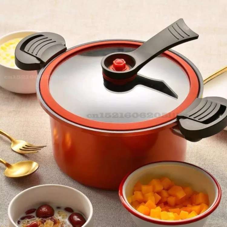 J&A Micro Pressure Cooker 6L Large Capacity Pressure Cooker Non-stick ...