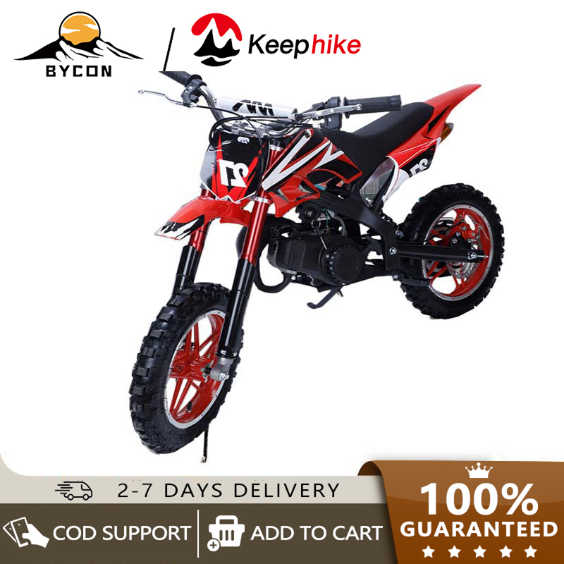 #COD Motorcycle small motorcycle bike mini motocross bike 49CC 2 Stroke ...