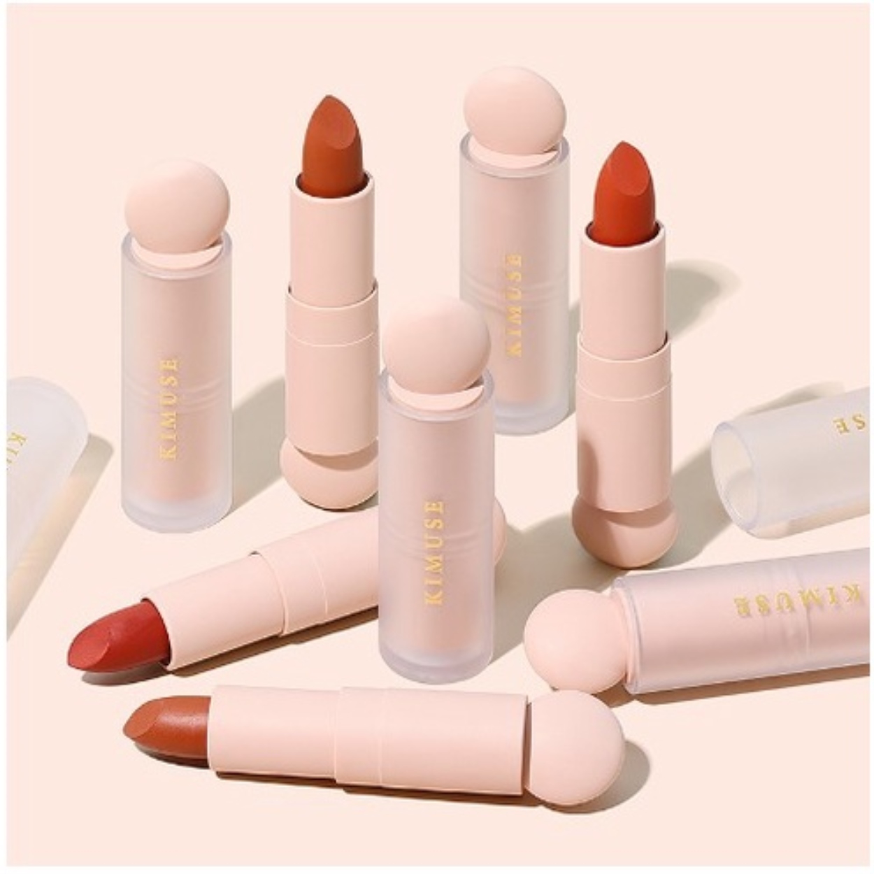 KIMUSE Weightless Matte Lipstick 6 Colors Long Lasting Smudge-proof ...