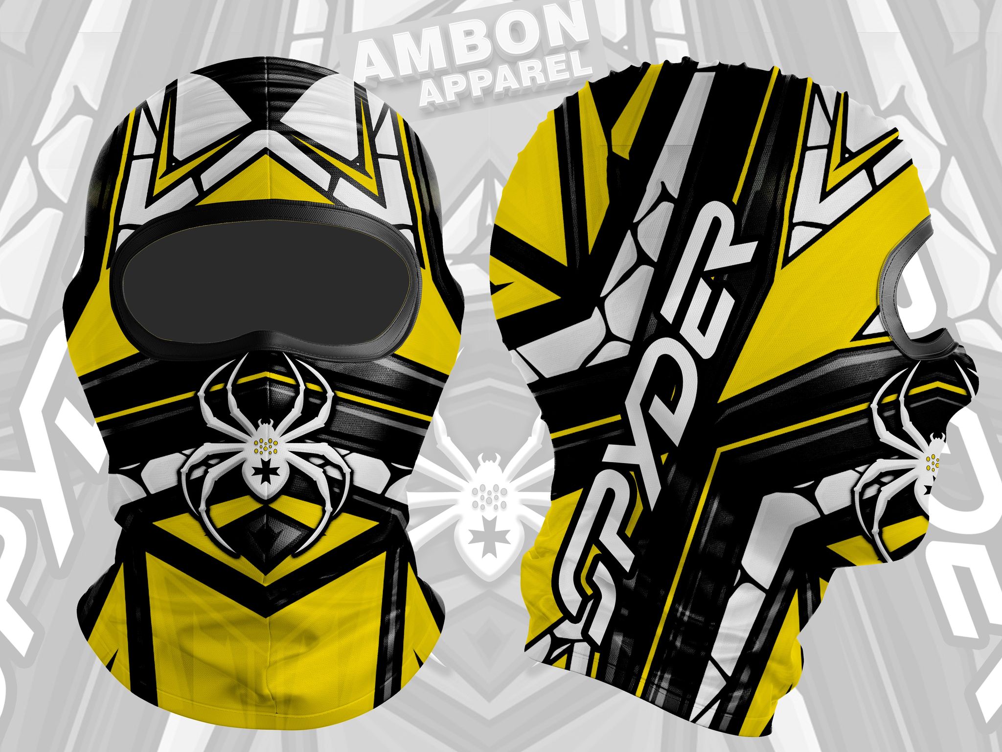 spider B02 inspired balaclava 8 colors full bonet mask full sublimation ...